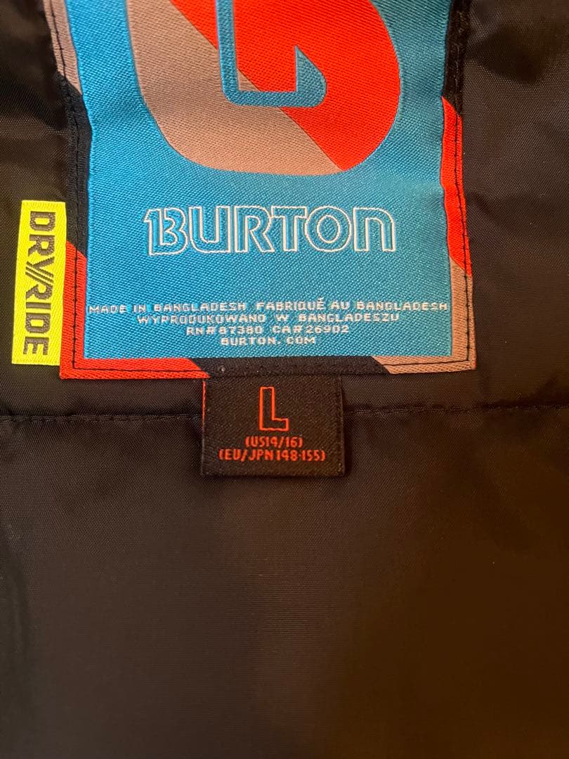 Burton バートン KIDSキッズ スノーボードウエアL 小学生子供 150