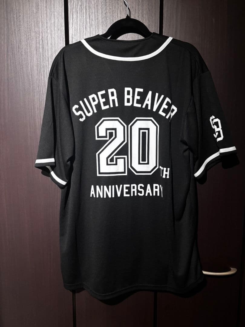 SUPER BEAVER　ベースボールTシャツ　ブラック　XLサイズ