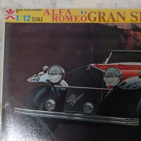 バンダイ1/12アルファ・ロメオグラン・スポルト「クァトロル・オーテ・ザガード」