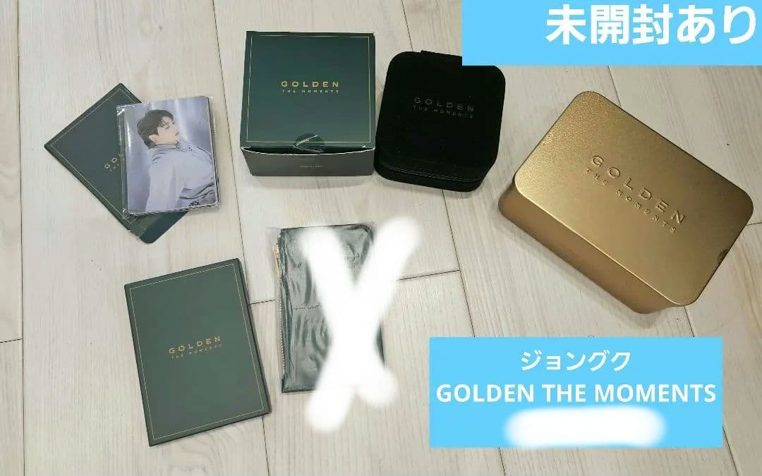 未開封 ジョングク GOLDEN THE MOMENTS 展示会グッズ4点
