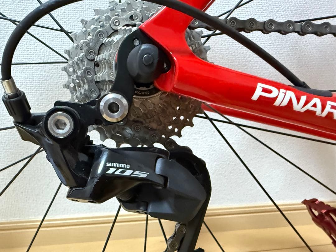 【引き取り希望】PINARELLO ANGLIRUレッド　2019年モデル