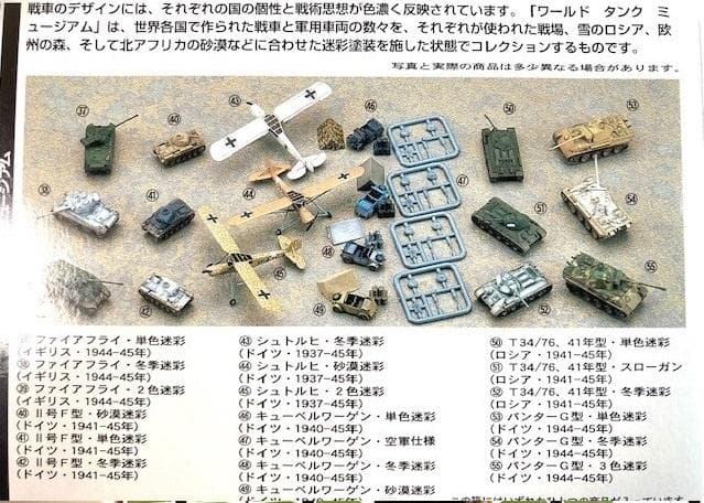 WORLD TANK　MUSEUM　By Takara　制作　海洋堂　2003年