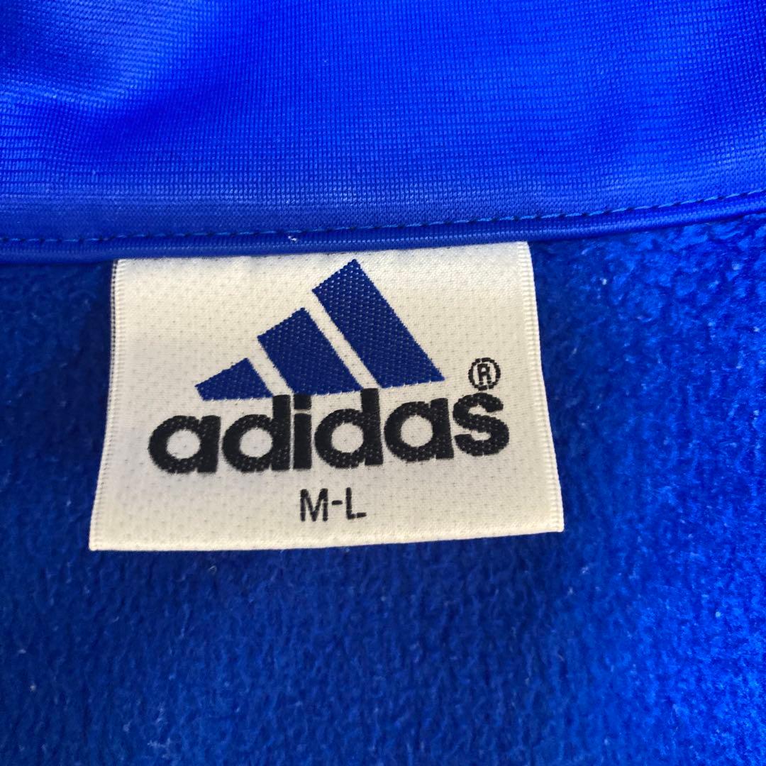 adidas ジャージジャケット M-L 青