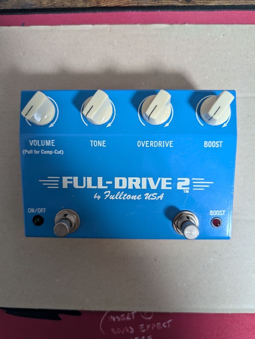 ギター fulltone fulldrive2 Pull for Comp-cut
