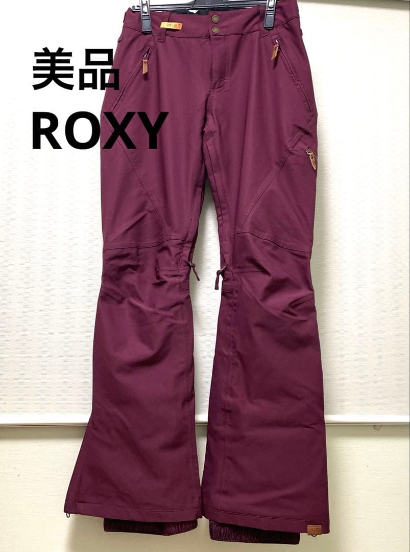 極めて美品✨ ROXY スノーボードパンツ バーガンディ Mサイズ
