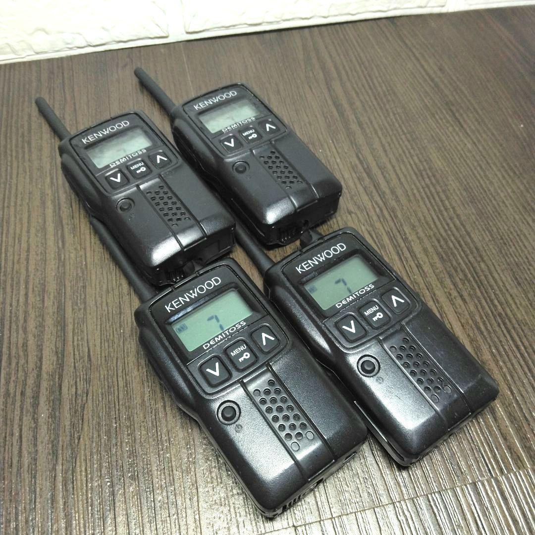 4台セット★KENWOOD UBZ-EA20R 特小トランシーバー インカム付