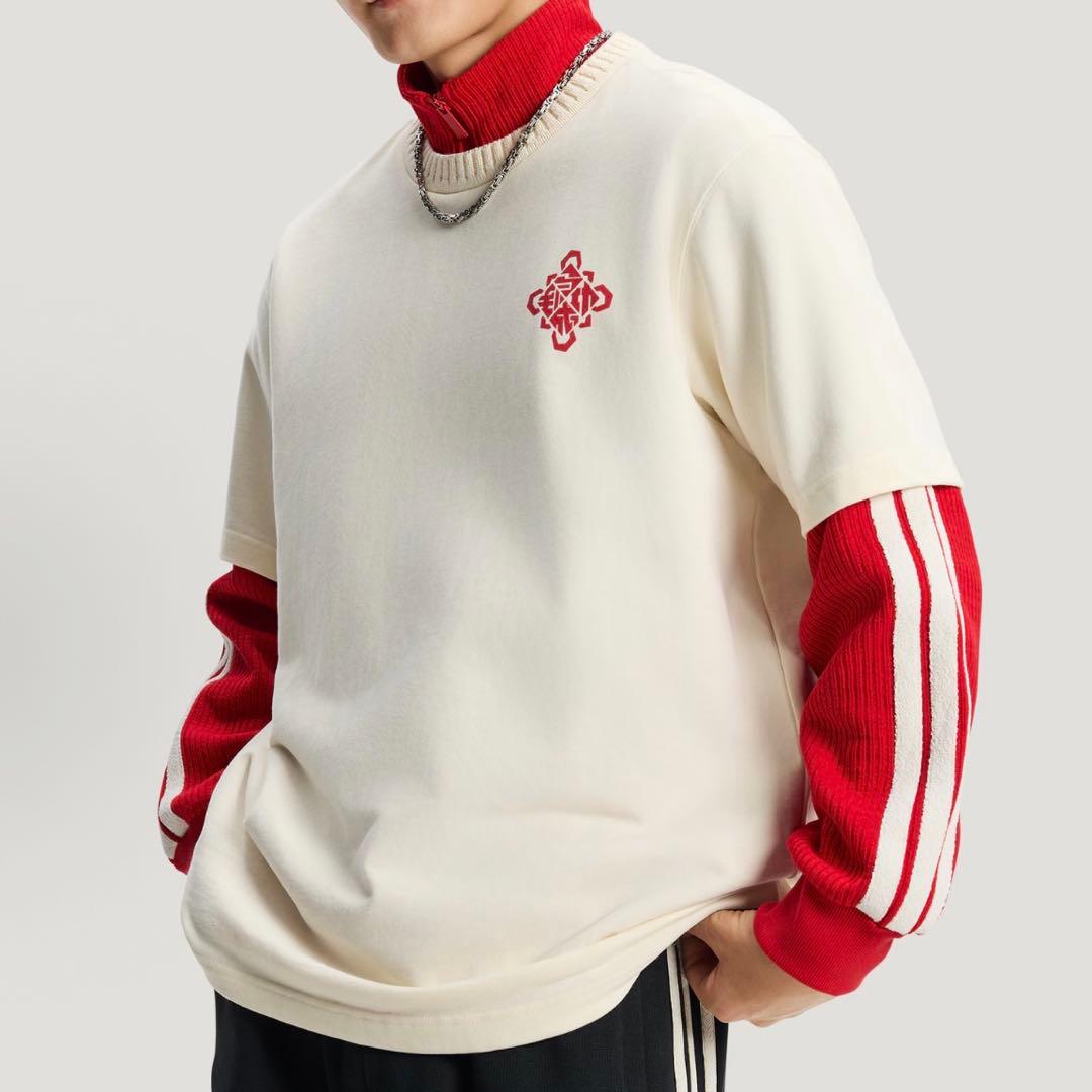 新品S Adidas FW25 CNY 馬年限定 半袖Tシャツ KT0713