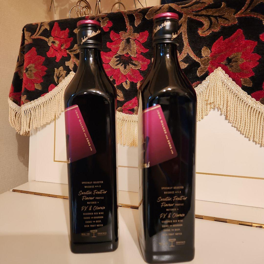 [新]( 貴重商品 ) JohnnieWalker Black Ruby 2本