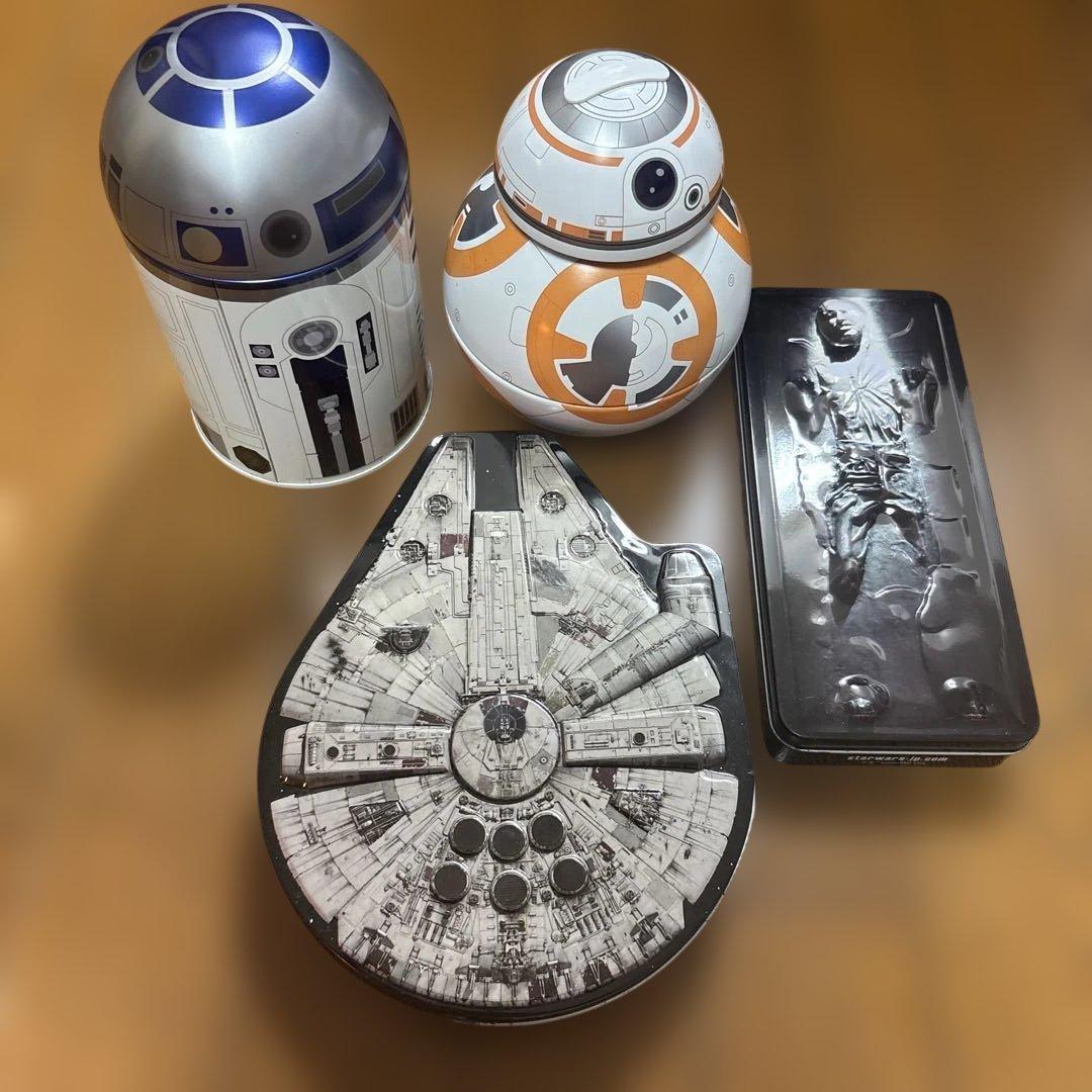 スターウォーズ R2-D2 BB-8 ミレニアムファルコン ハンソロ 空き缶