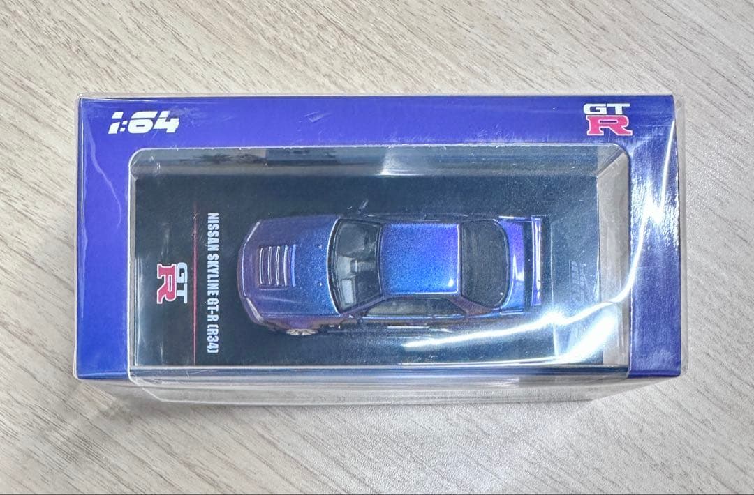 新品 イノモデル 日産 R34 GT-R ミッドナイトパープルⅡ INNO64
