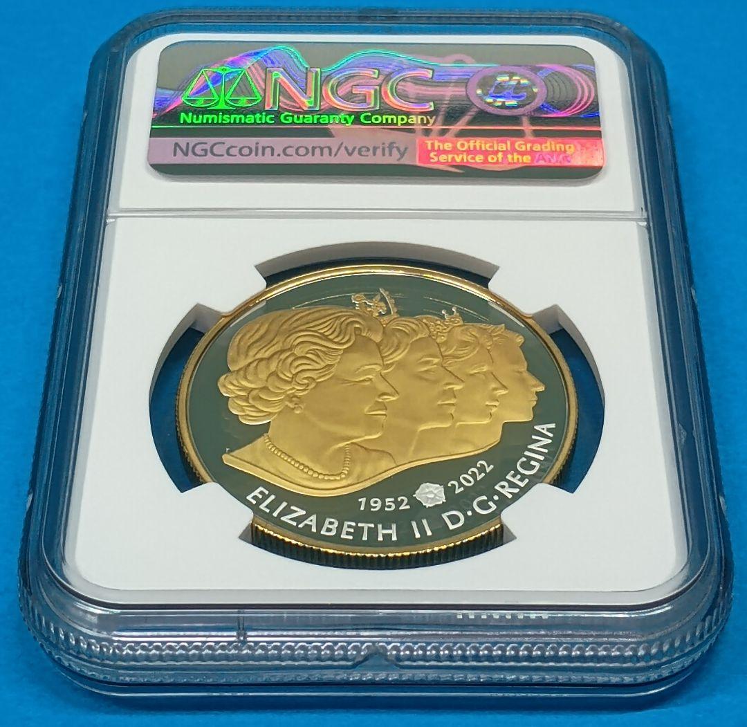 2022 大英帝国王冠 Gilt $1 プルーフ銀貨 NGC PF70UCFR