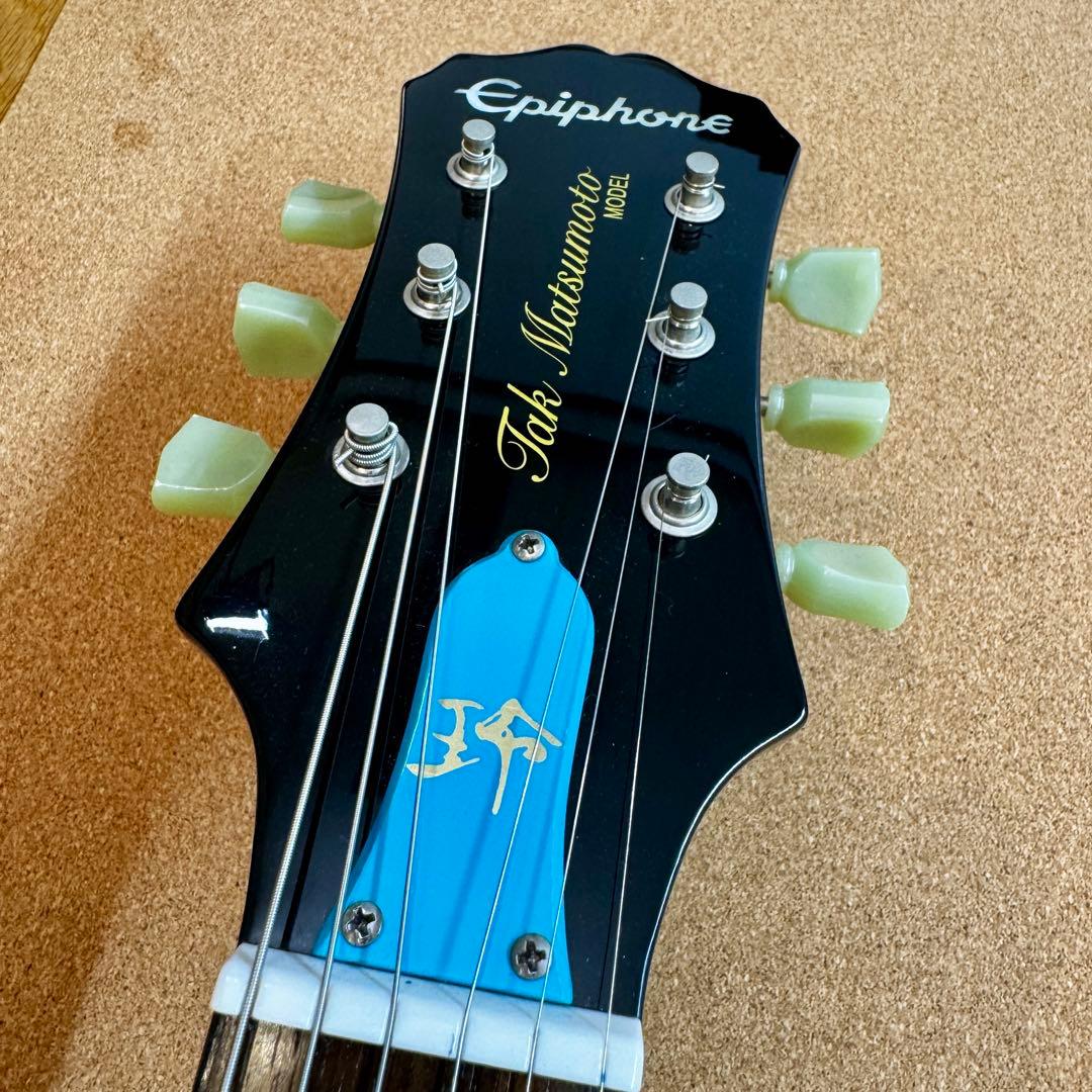 p*l様 Epiphone Tak Matsumoto DC Aqua Blue