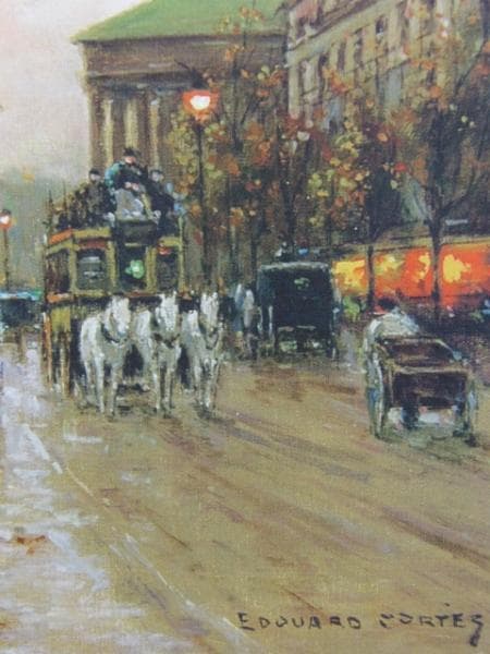 Edouard-Leon Cortes、希少画集より、新品額装付