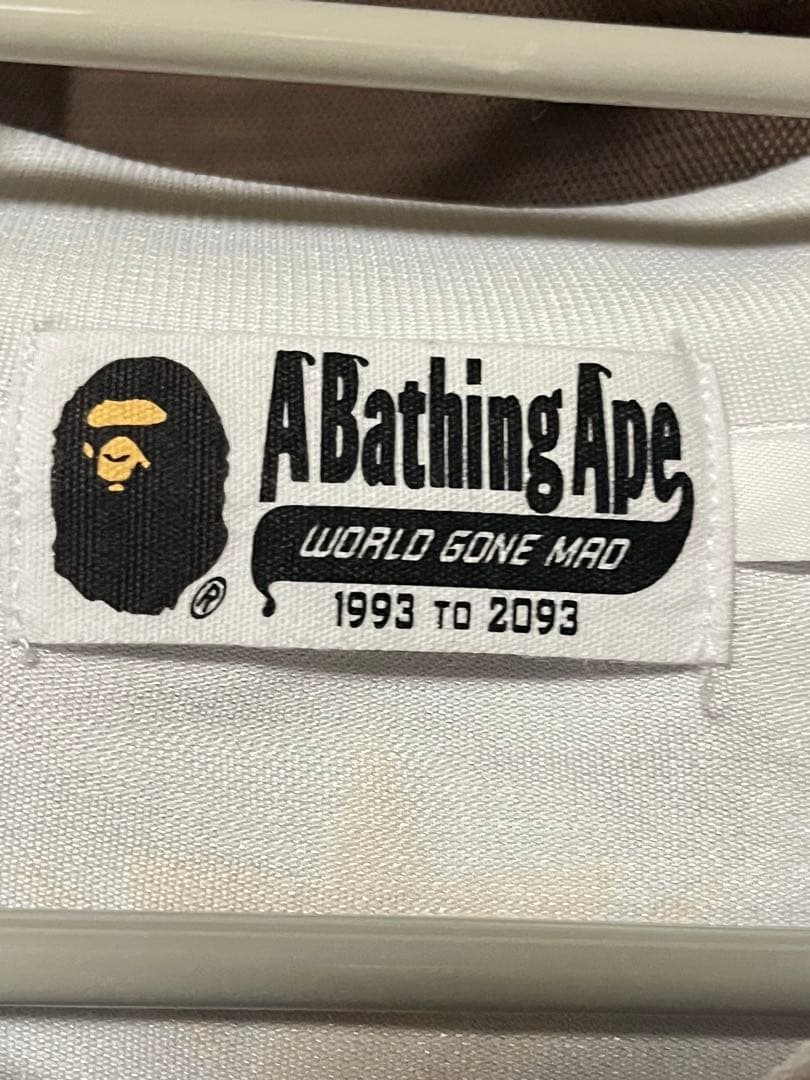 BAPE 93番 ホワイトポロシャツ
