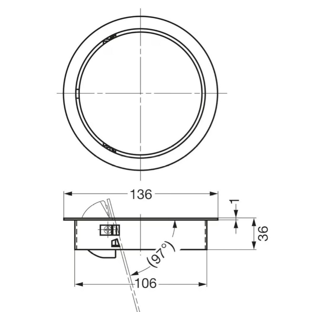 LAMP 屑入投入口 AD-GD011-HR
