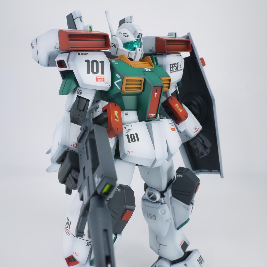 ガンプラ　HG ジムⅢ②　全塗装　完成品