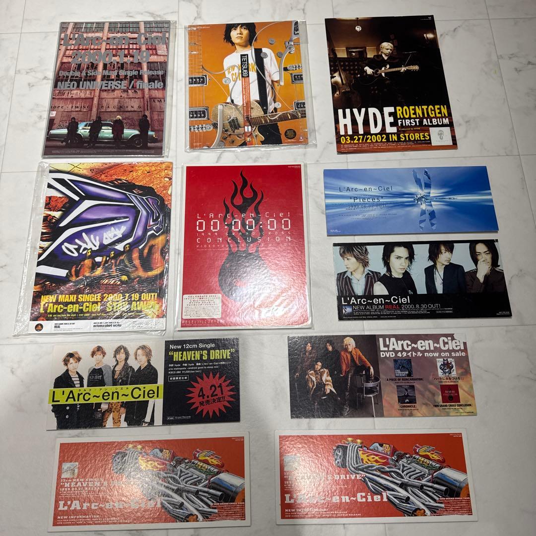 店頭展示用POP ラルクアンシエル L'Arc〜en〜Ciel hyde パネル