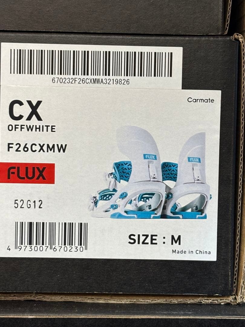 FLUX CX OFFWHITE ビンディング Mサイズ