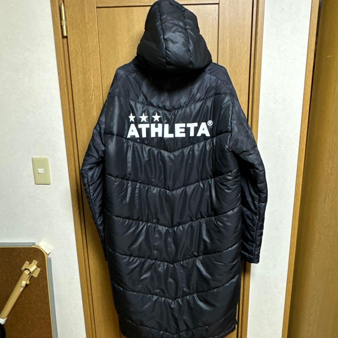 kinu ATHLETA ベンチコート ブラック