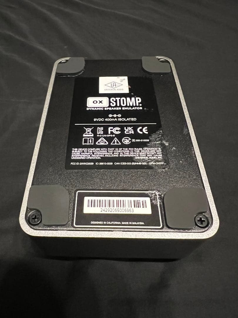 ギター UNIVERSAL AUDIO UAFX OX Stomp.