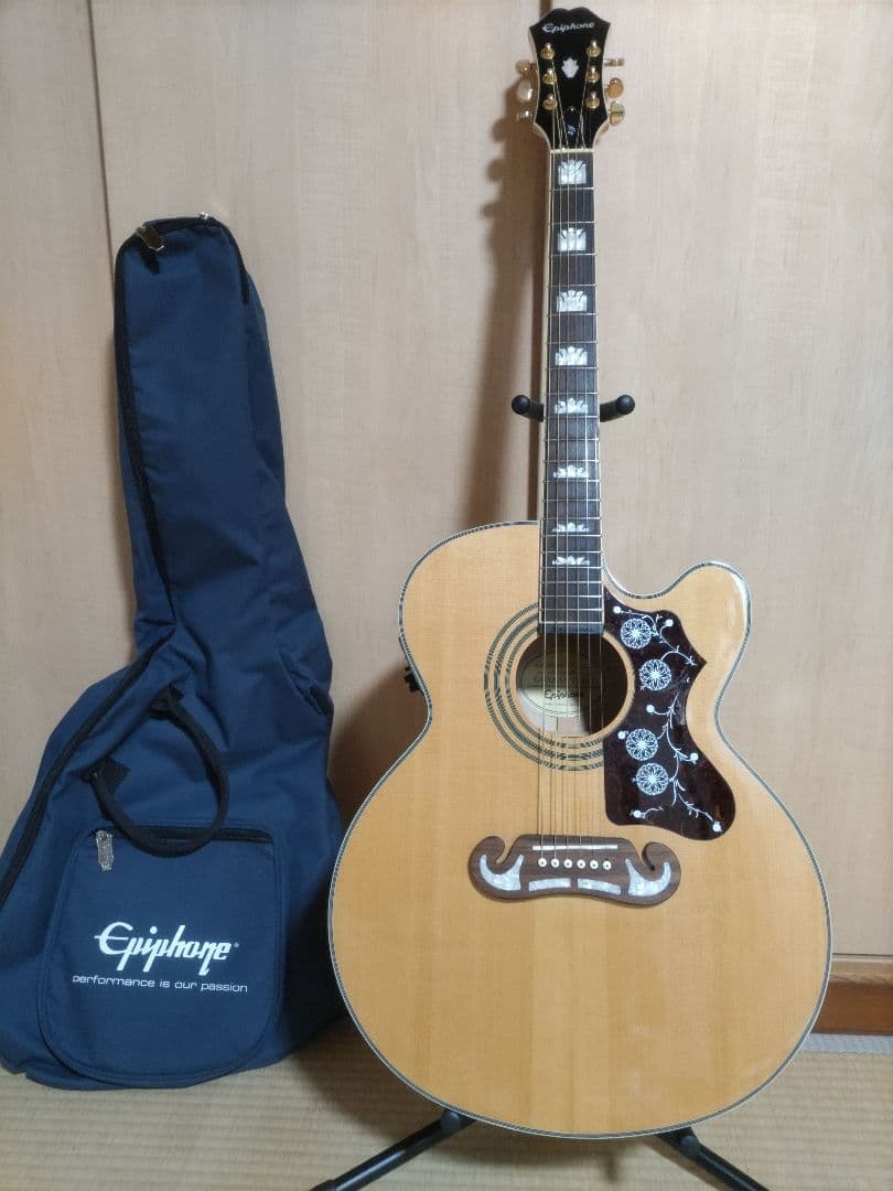 Epiphone EJ-200 sce エレアコ　美品