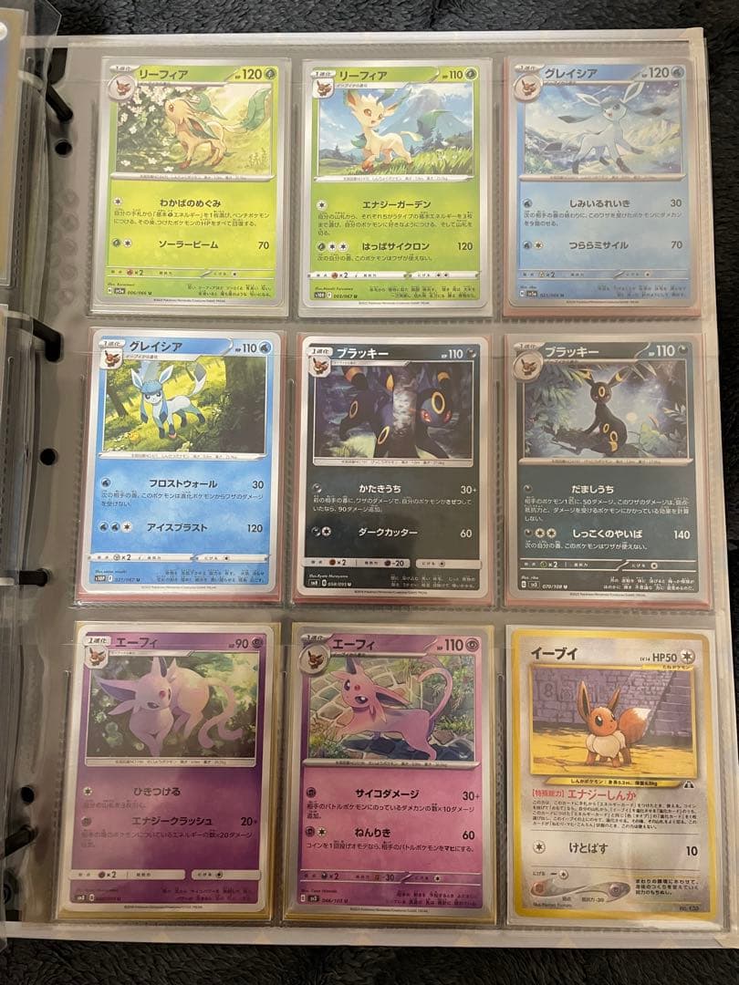 ポケモンカード　引退品　ブイズのみ　ファイル付き