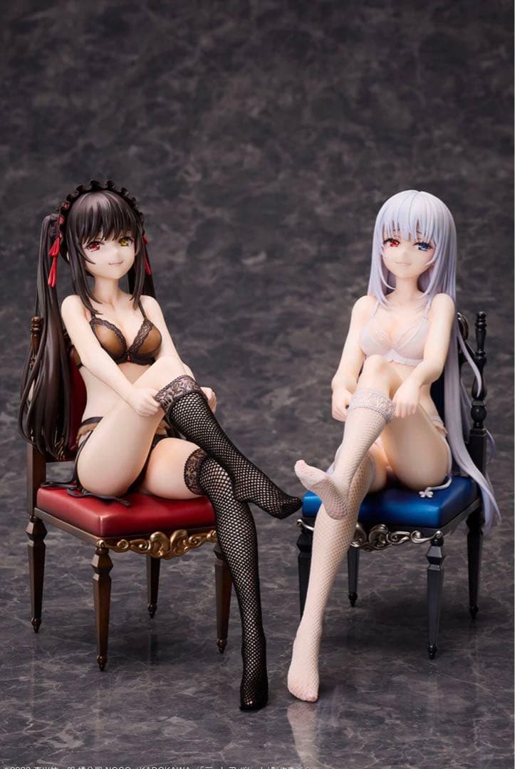 デート・ア・バレット 時崎狂三 ＆ 白の女王 1/7 スケール フィギュアセット