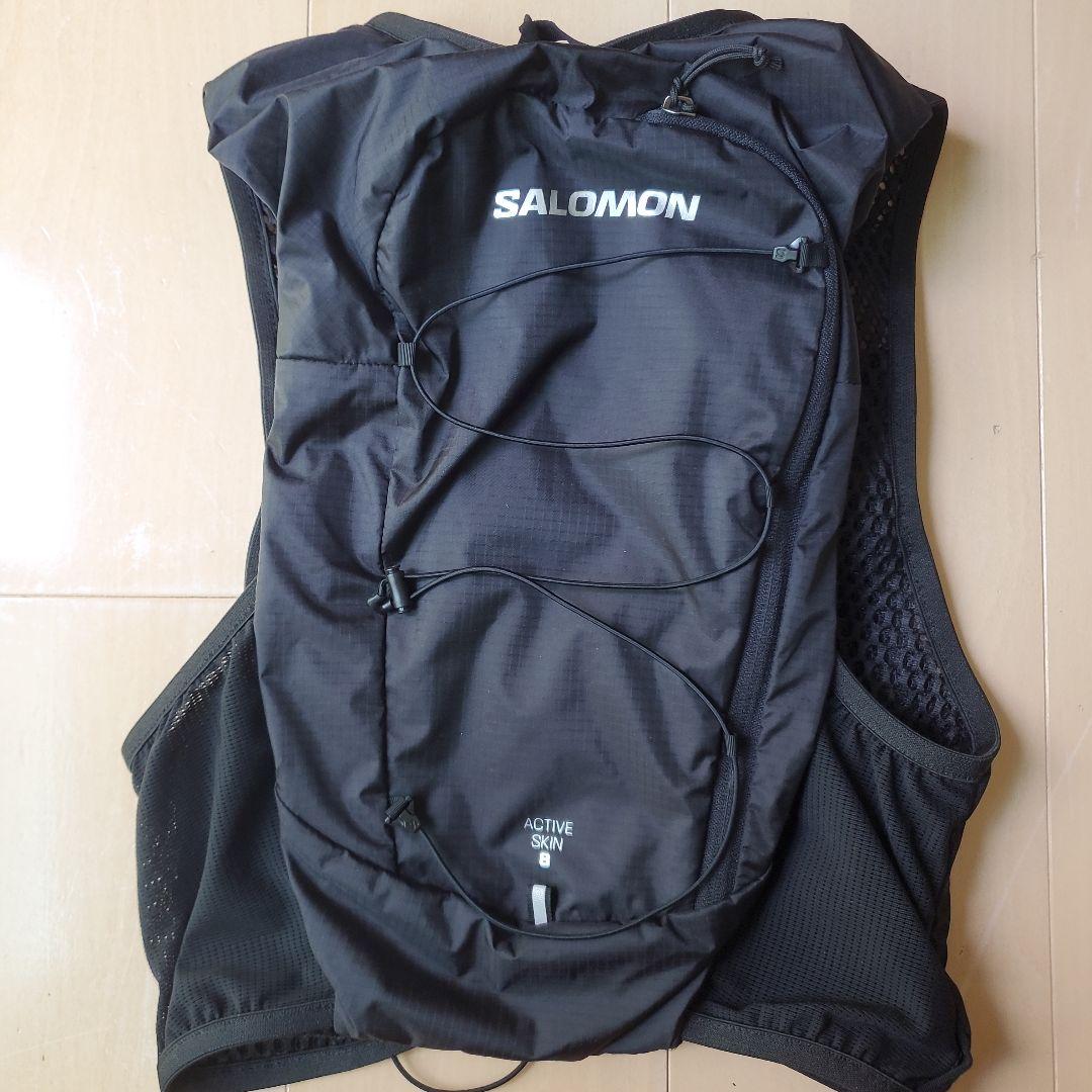 【美品】SALOMON ACTIVE SKIN 8 ブラック Mサイズ