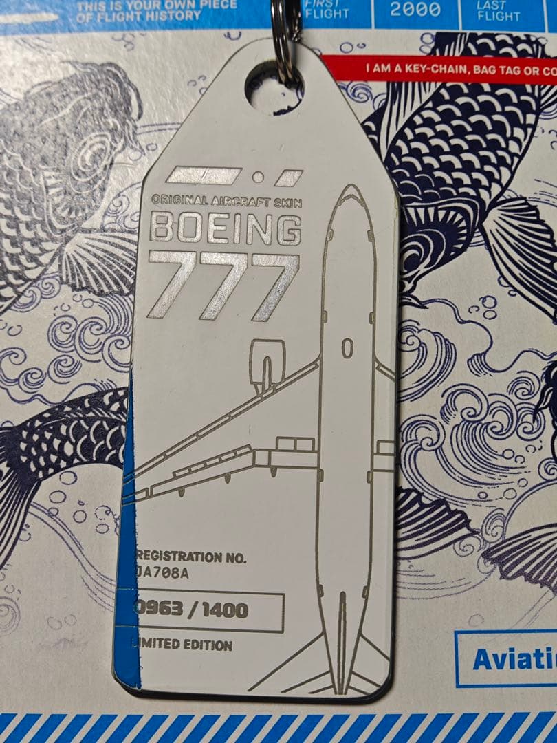 ANA Aviationtag B777-281ER チョッピリコンビ色