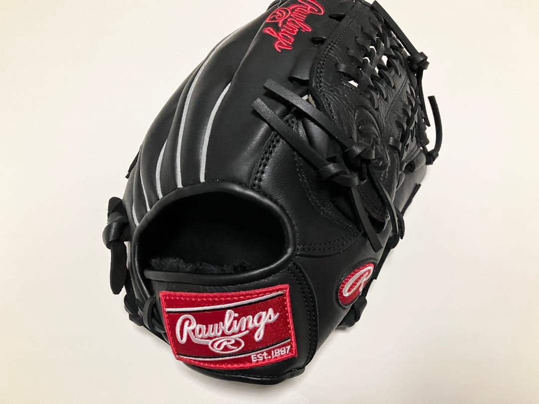 ローリングス 黒Rawlings軟式野球 /ソフトボール兼用グラブ 成