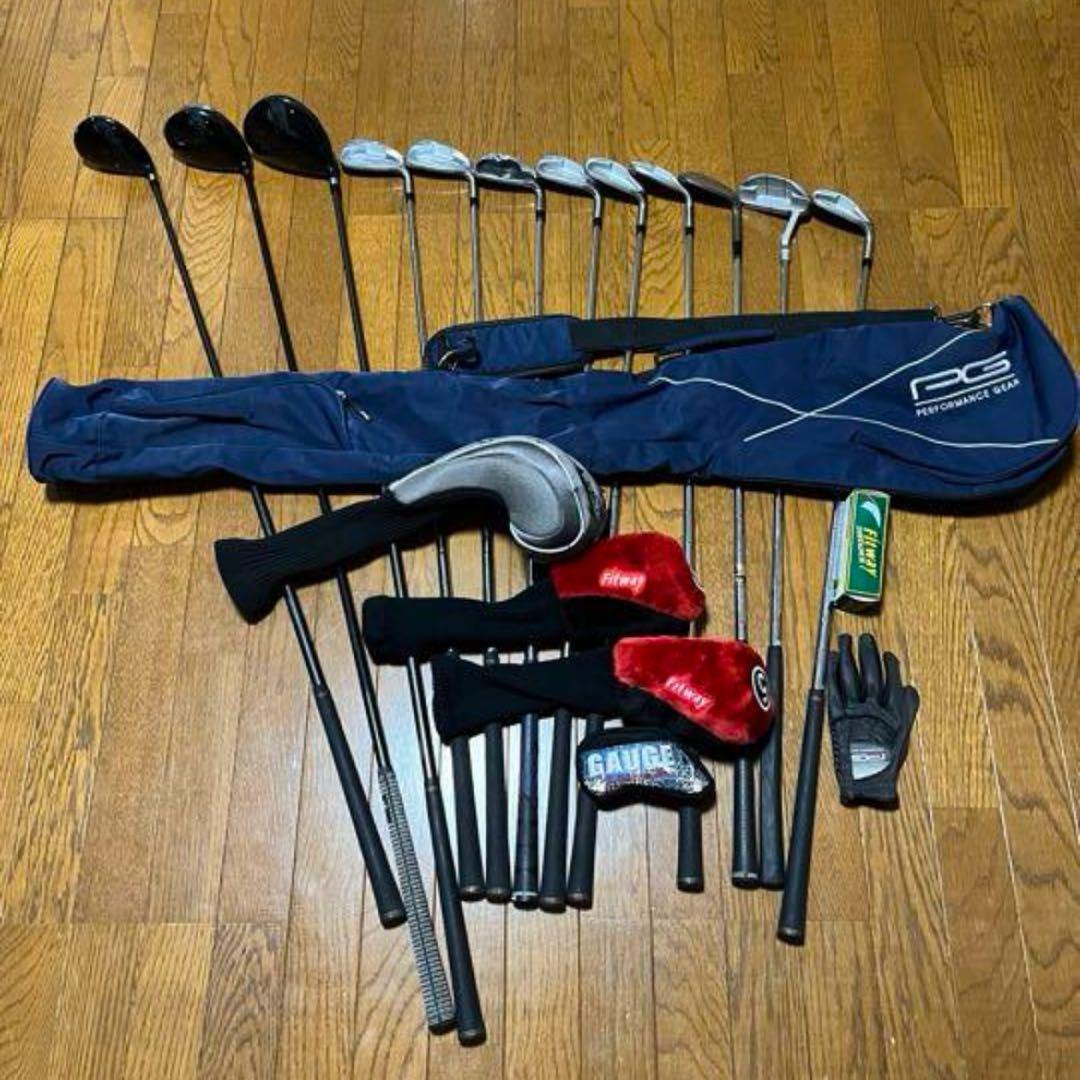 ゴルフセット　キャディバッグ+ドライバー等