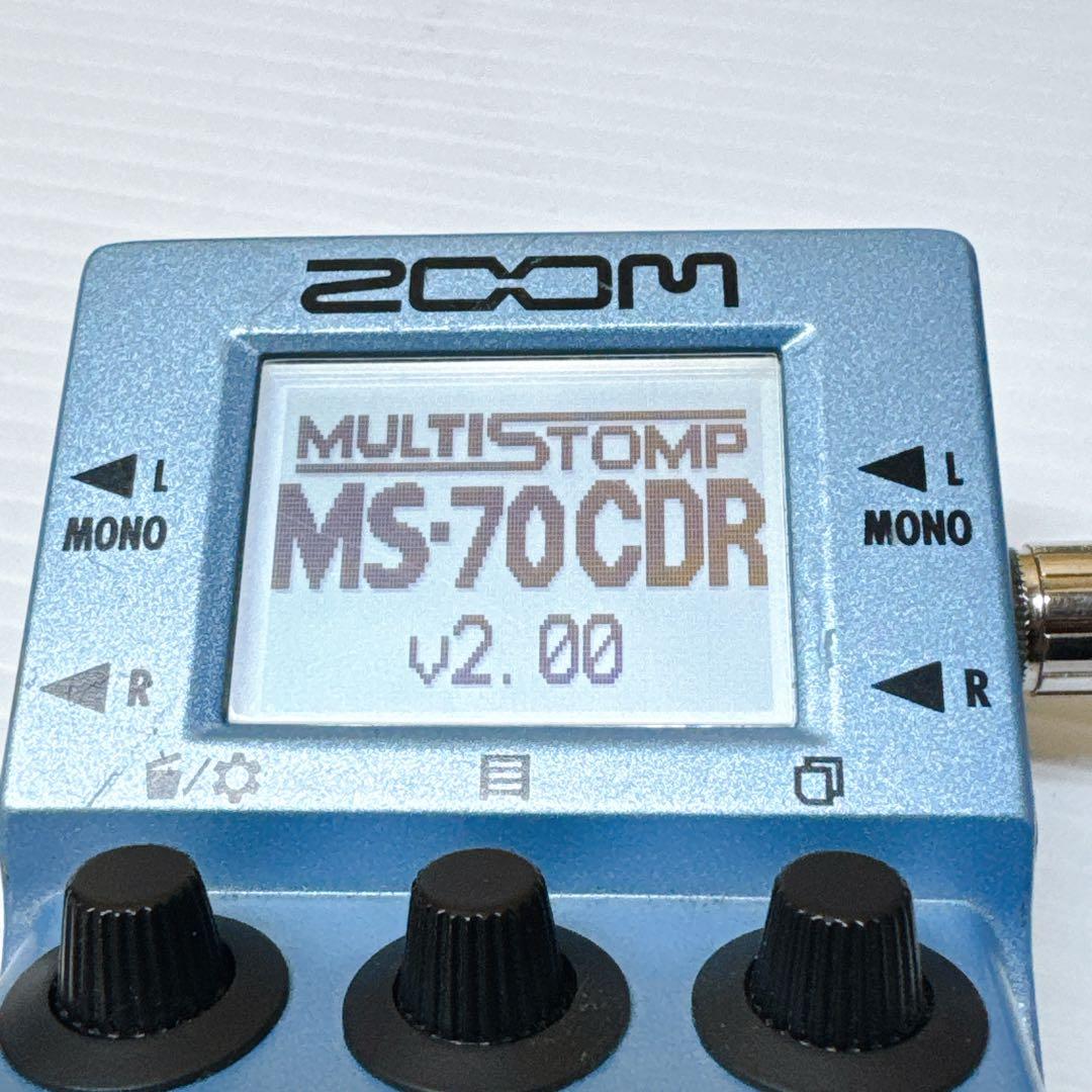 ZOOM MULTISTOMP MS-70CDR マルチエフェクター V2.00