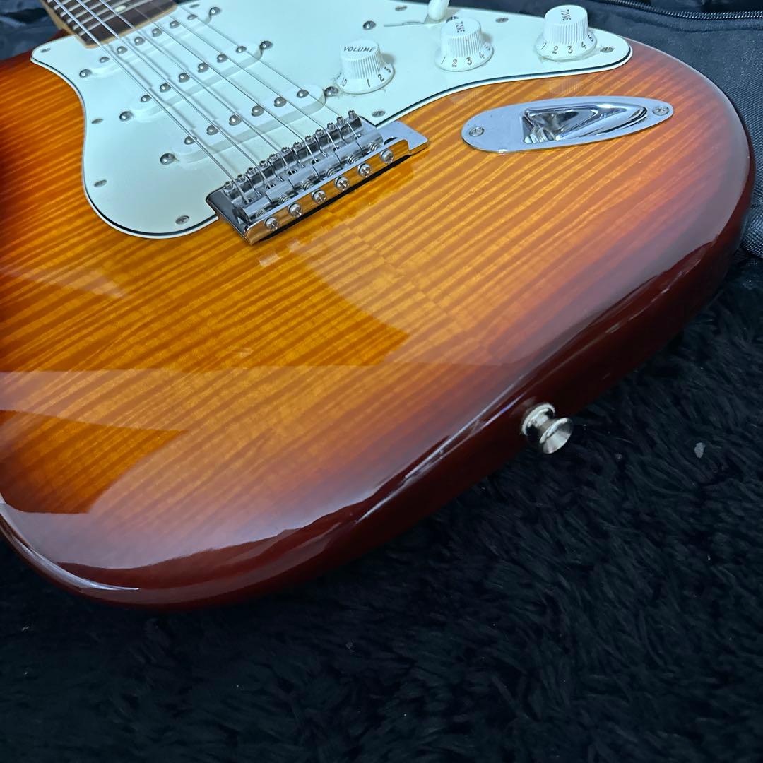 メンテ済み レア Fender Mexco Stratcaster キルトトップ