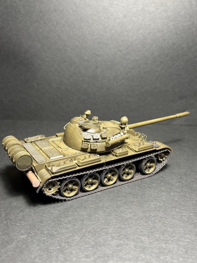 #作品No23 ソビエト戦車 T-55 プラモデル組立完成品