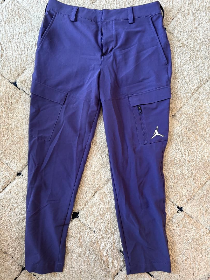 Jordan golf パープル カーゴパンツ スリムフィット