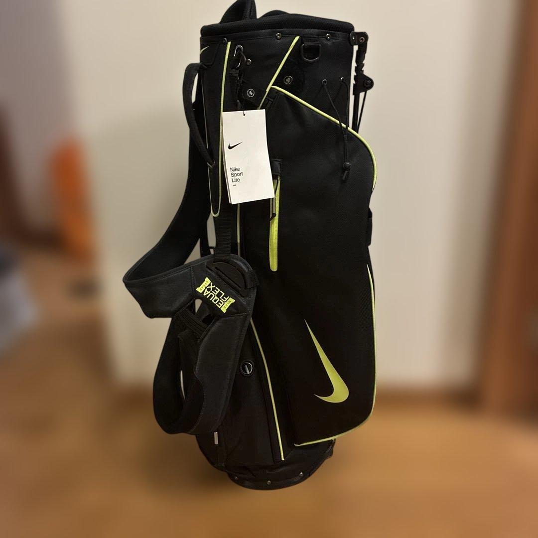NIKE GOLF キャディバッグ ゴルフバッグ　ブラック/イエロー　国内非売品