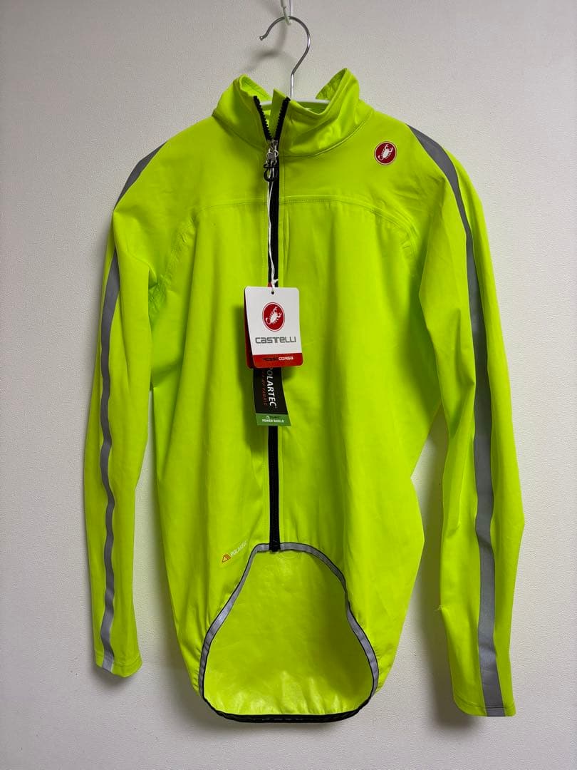 Castelli Ultra Rain Cape M 蛍光イエロー
