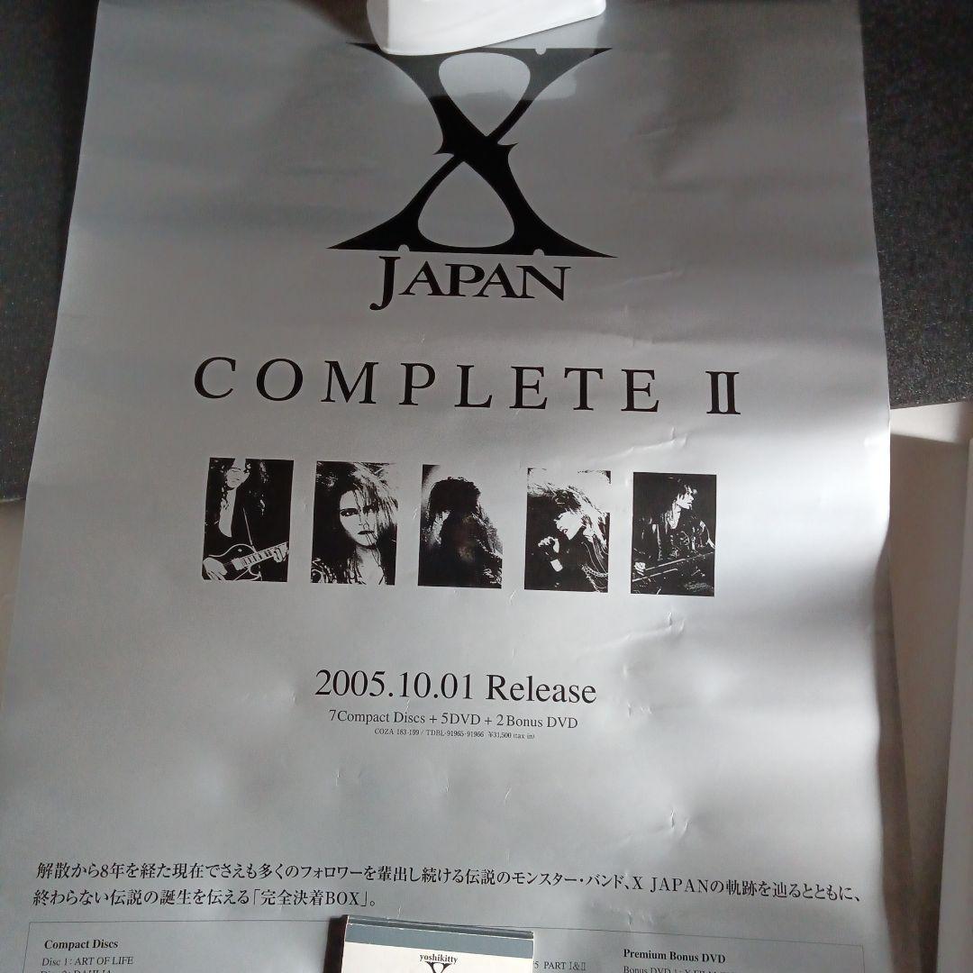 XJAPAN BLUEBLOOD　 COMPLETⅡ ポスター2枚