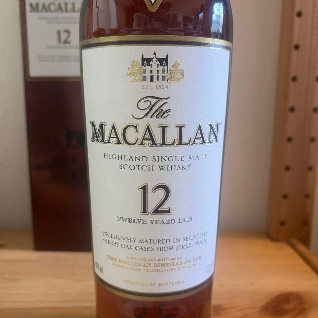 The Macallan 12年 シェリーカスク　旧ボトルシングルモルト