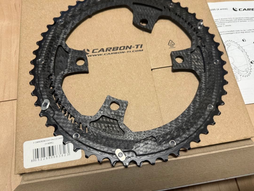 carbon ti チェーンリング　デュラエース9200/9100用54T