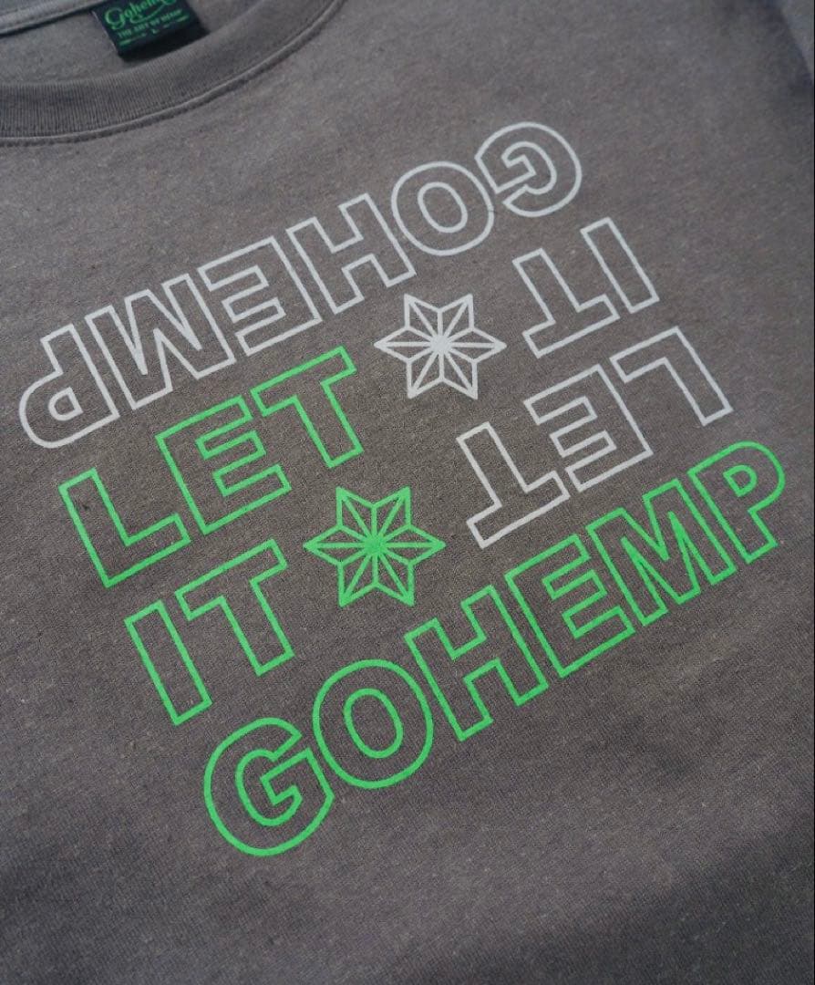 GOHEMP★新品未使用品LET IT GOHEMP★ロンTユニセックスMサイズ