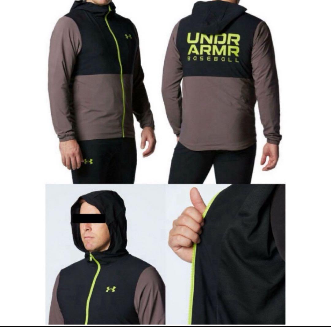 送料無料 新品 underarmour ストレッチウーブン フルジップJK&PT