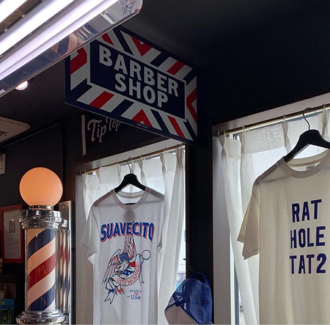 新品 MARVY JAPAN BARBER SHOPメタルサイン メタルサイン