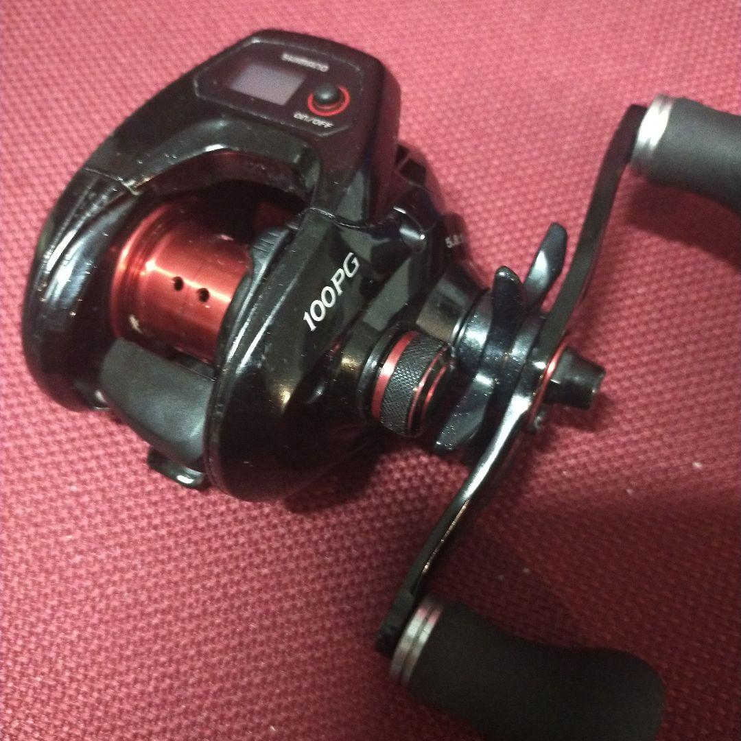 SHIMANO15炎月CT100PGリール（右巻き）イカメタル等