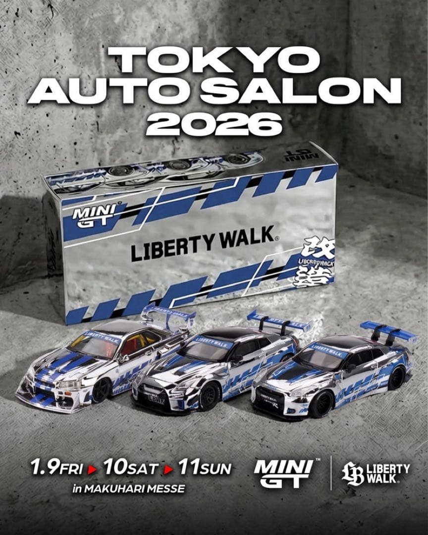 【本日限定価格】MINI GT 東京オートサロン2026 限定のミニカー