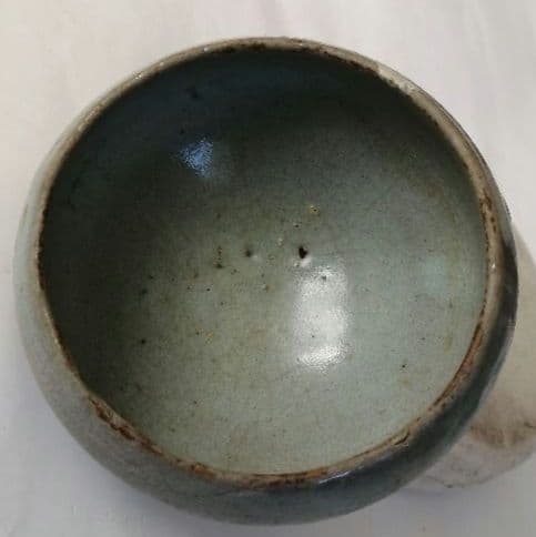 高麗青磁　粉青沙器　ぐいのみ