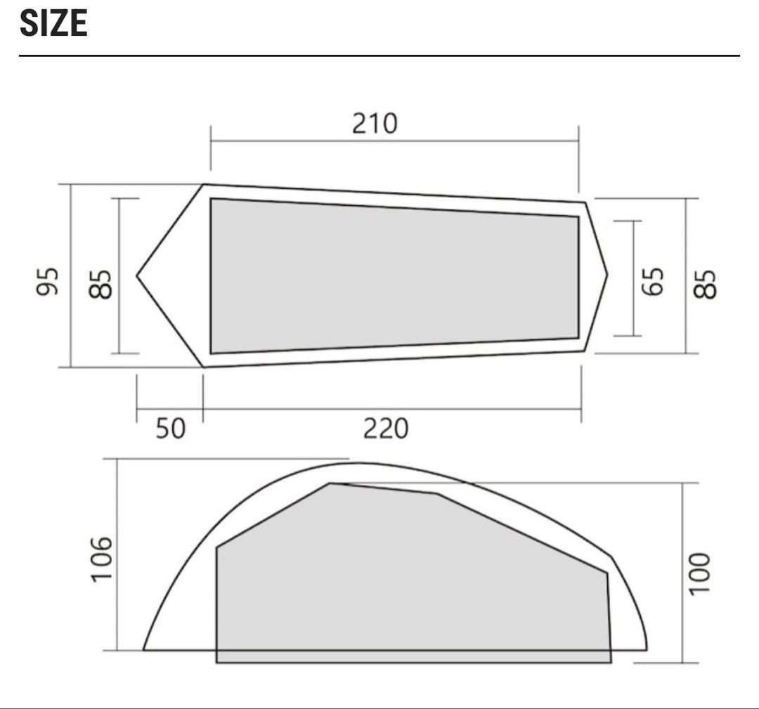ZEROGRAM ゼログラム スルーハイカー1Pゼロボーン（日本限定カラー）