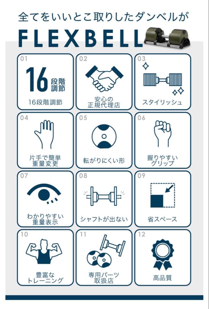 NUOBELL 232 可変式ダンベル32kg①