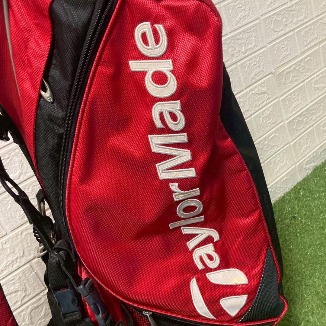 【美品】TaylorMade テーラーメイドキャディバッグ　スタンド式