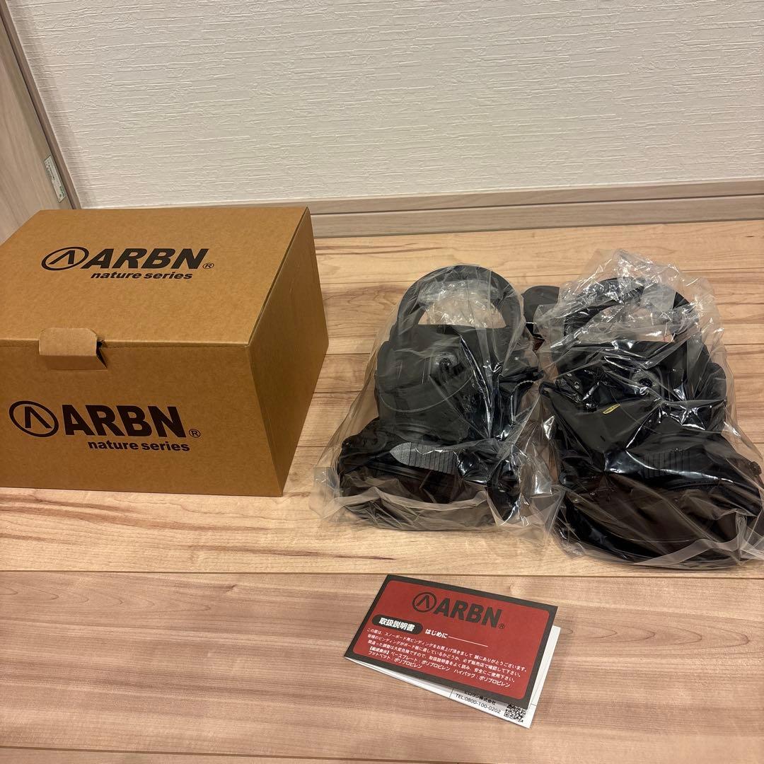 新品未使用ARBN nature series ブラックビンディング　L/M